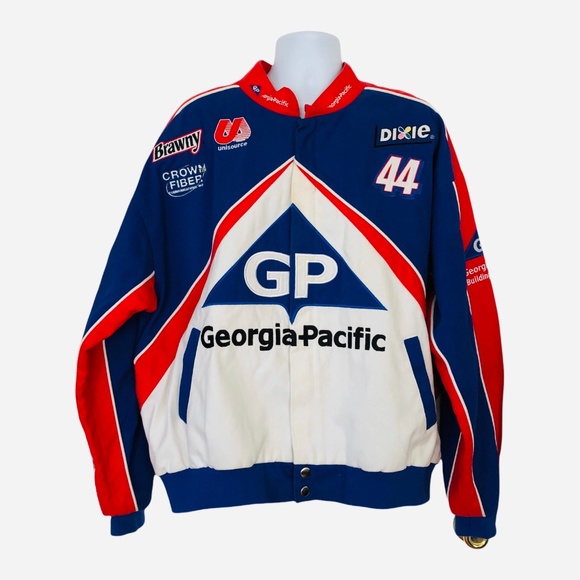 Unlisted | Jackets & Coats | Vtg Kyle Petty 44 Georgia Pacific Nascar ...
